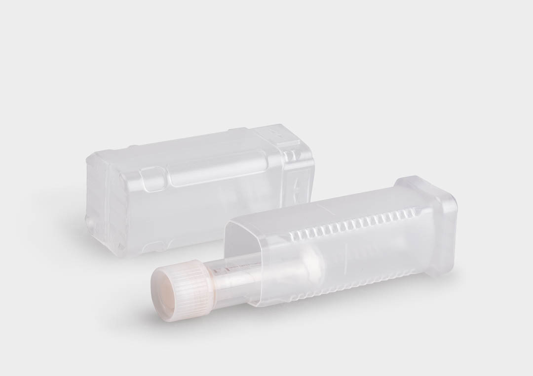 Packaging for test kits - rose plastic